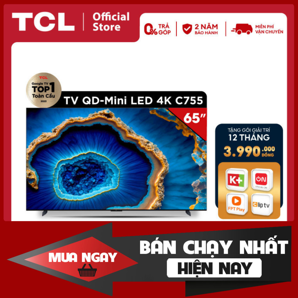 nhắn shop - TCL 65C755 QD-Mini LED 4K TV - Tivi 65inch - Hàng chính ...