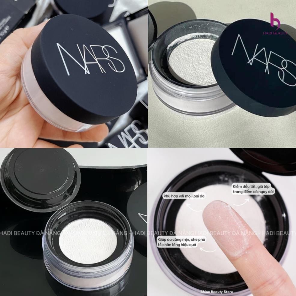 Phấn Phủ Bột Nars Thuỷ Tinh, Nars Crystal Kiềm Dầu Mỏng nhẹ Nars Light Reflecting Setting Powder ...