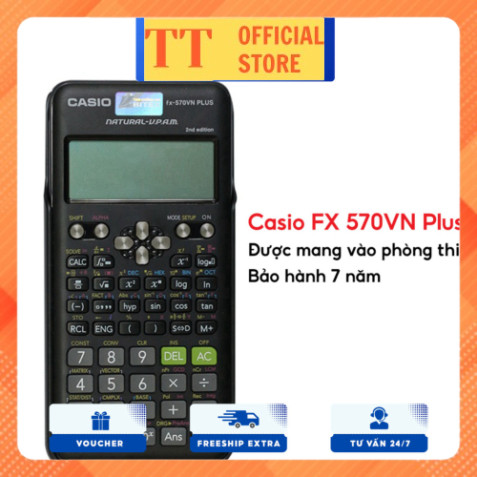 Máy tính Casio FX-570VN PLUS dành cho học sinh cấp 2 ( VPP Thành Thái ...