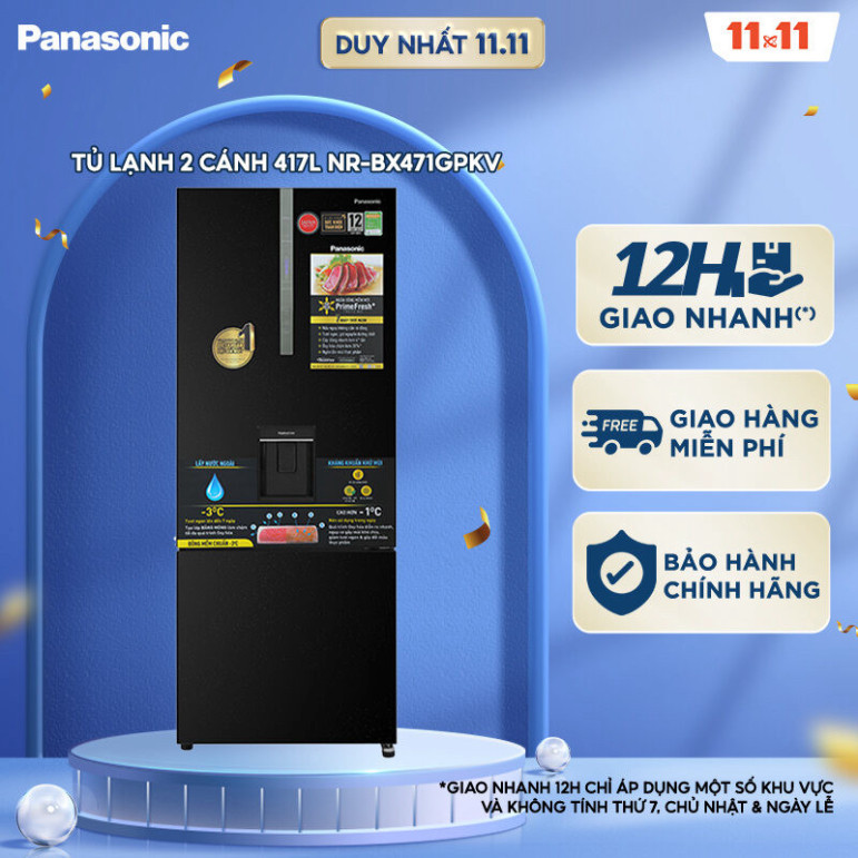 Store [TRẢ GÓP 0%] Tủ Lạnh 2 Cánh Panasonic 417 lít NR-BX471GPKV - Hàng Chính Hãng ] | Shopee ...