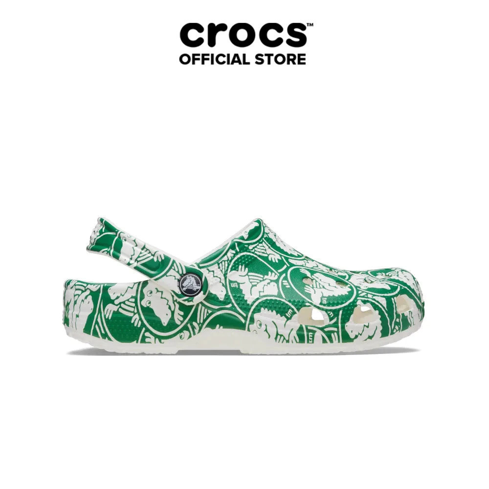Giày Clog Unisex Crocs Classic Duke Print - Green Ivy | Shopee Việt Nam
