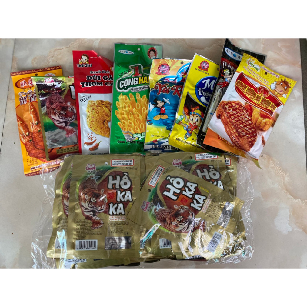 COMBO Snack Hổ KAKA 30 gói (tặng kèm 2 gói ngẫu nhiên) đồ ăn vặt 97 ...