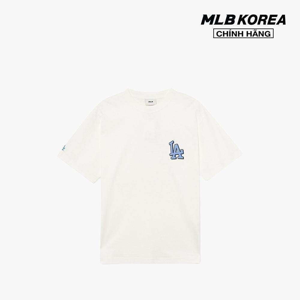 MLB - Áo thun unisex cổ tròn tay ngắn hiện đại 3ATSL0533-07IVS | Shopee ...