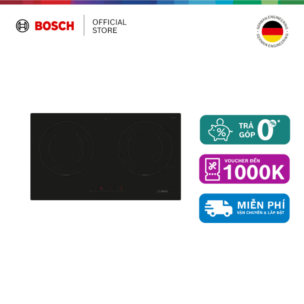 [25-29.10] Voucher Shopee đến 3TR| Bếp từ Bosch 2 vùng nấu PMI8256EVN ...