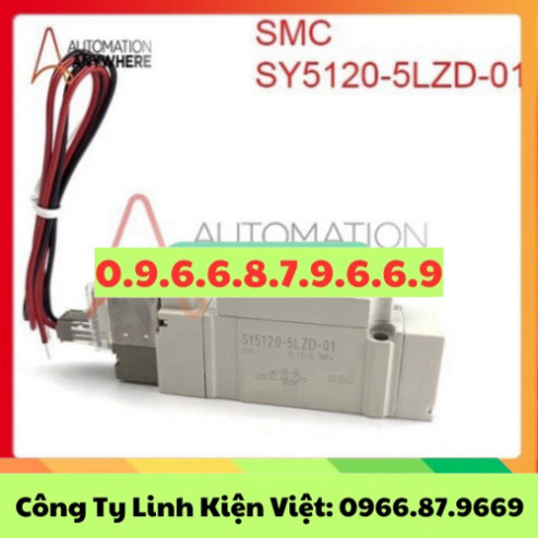VAN ĐIỆN TỪ SMC SY5120-5LZD-01 SY5120-5LZD-C4 SY5320-5LZD-C6 C8 SY5120-5LZ-01 SY5120-5LZE-01 ...