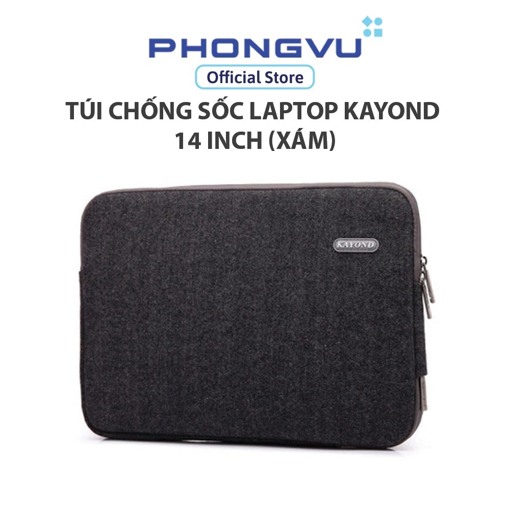 Túi chống sốc Laptop Kayond 14 inch (Xám) - Bảo hành 3 tháng | Shopee ...