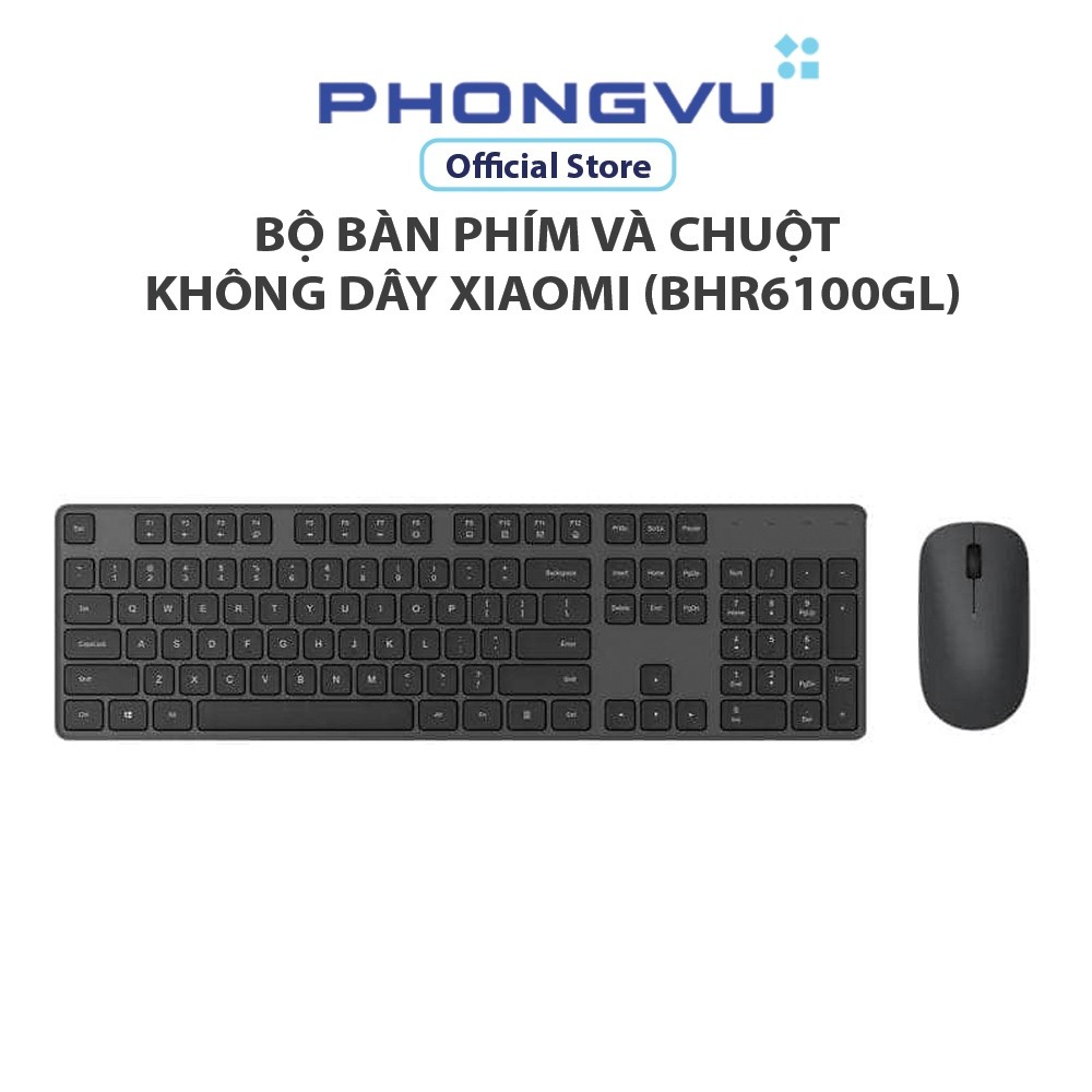 Bộ Bàn phím và Chuột không dây Xiaomi (BHR6100GL) - Bảo hành 12 tháng ...