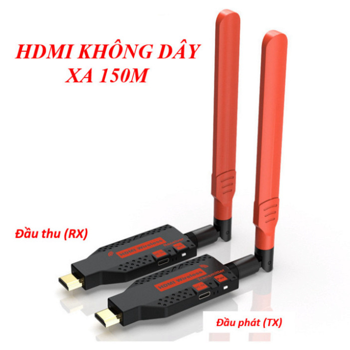 HDMI không dây 150M Full HD 1080 60Hz sử dụng được nhiều tivi | Shopee ...
