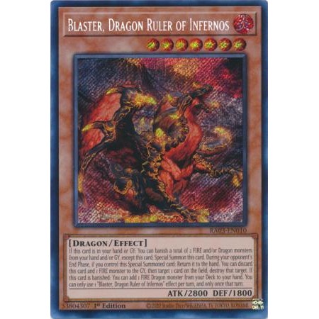 [ Bài Yugioh Chính Hãng ] Blaster, Dragon Ruler of Infernos - RA03 ...