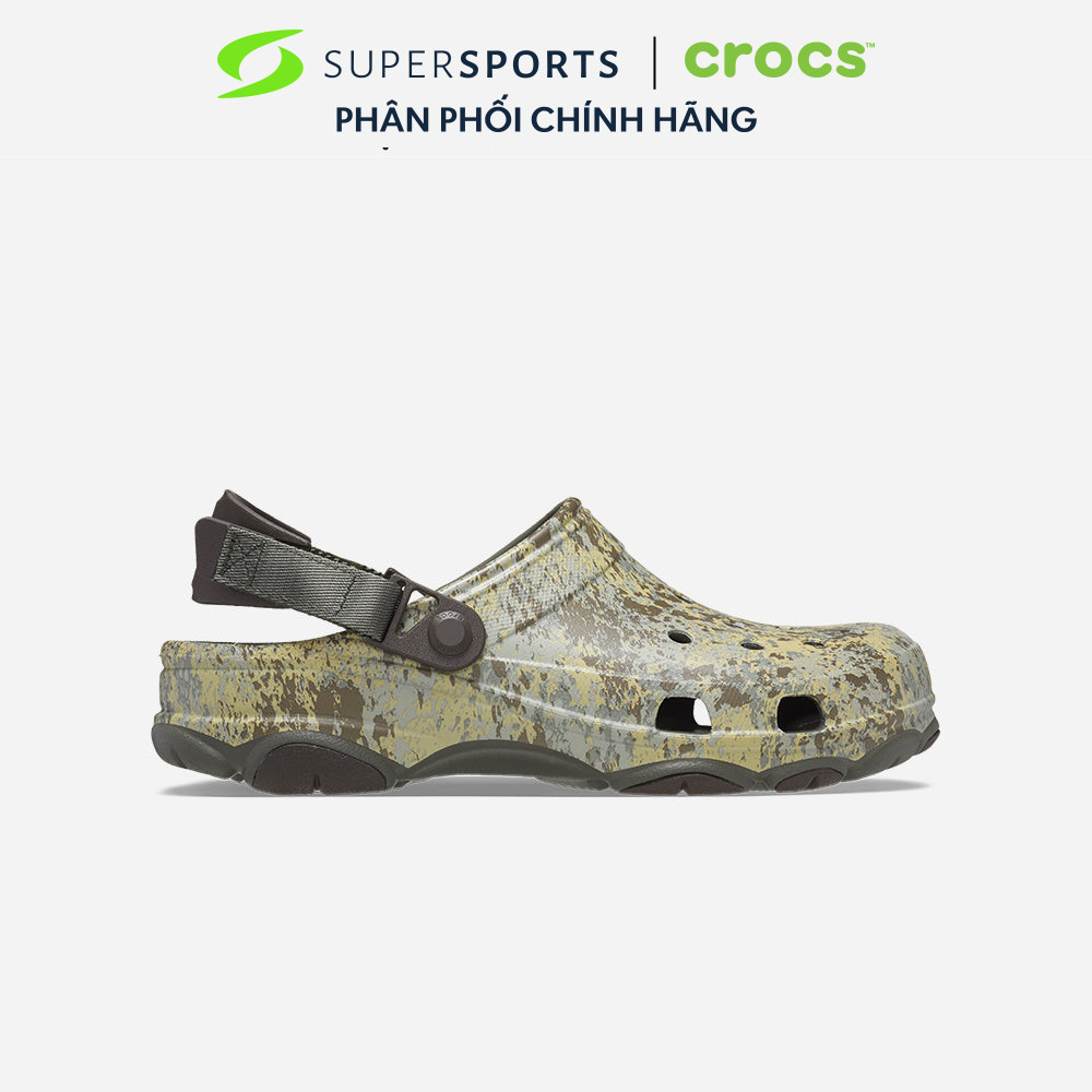 Giày Clog Unisex Crocs All Terrain Moss - Xám - 209206-3N4 | Shopee ...