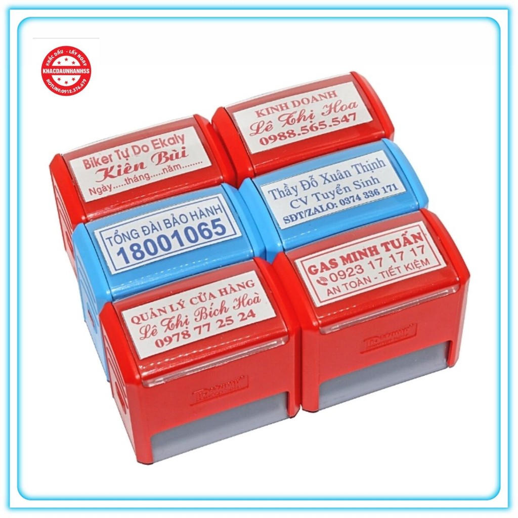 [Khắc dấu Hưng Vượng] - Dấu Shiny S829 kích thước maximum 64x40mm ...