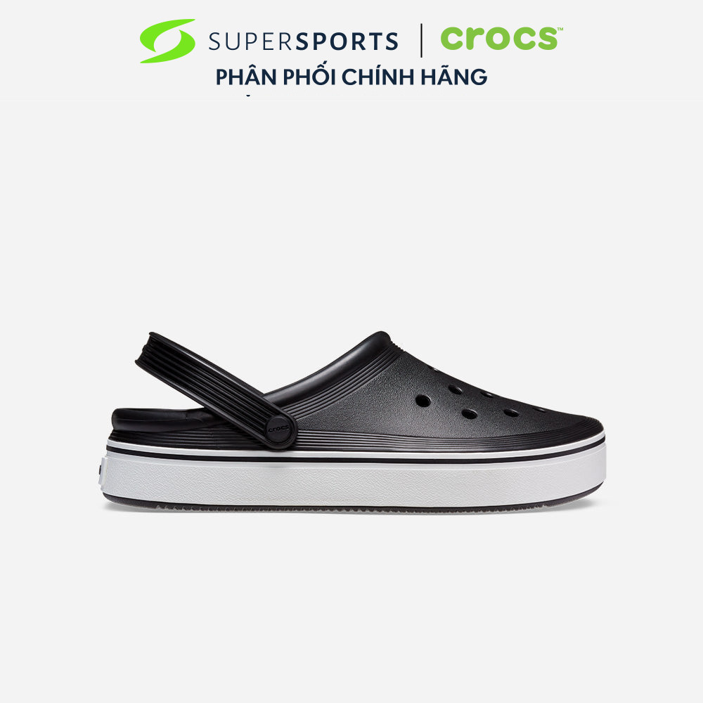 Giày Clog Unisex Crocs Off Court - Đen - 208371-001 LS0901 | Shopee ...