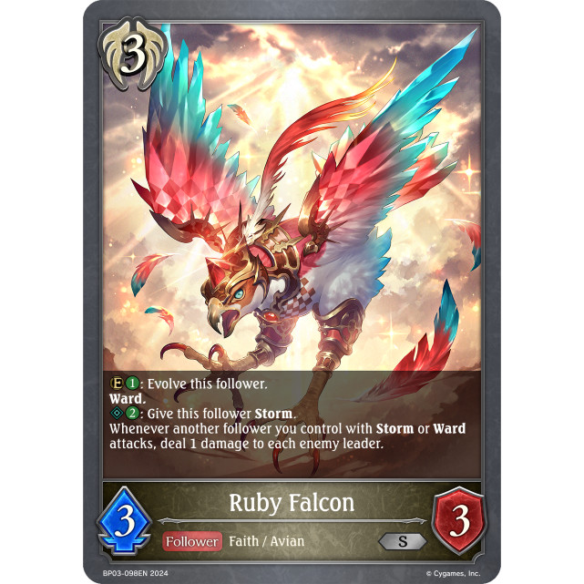 Thẻ bài Shadowverse Evolve BP03-098EN - Ruby Falcon - Havencraft ...