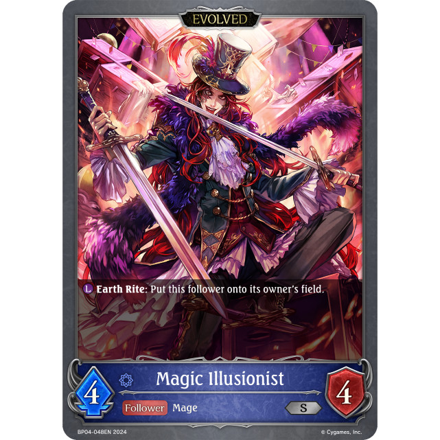 Thẻ bài Shadowverse Evolve BP04-048EN - Magic Illusionist (Evolved) - Runecraft - Follower ...