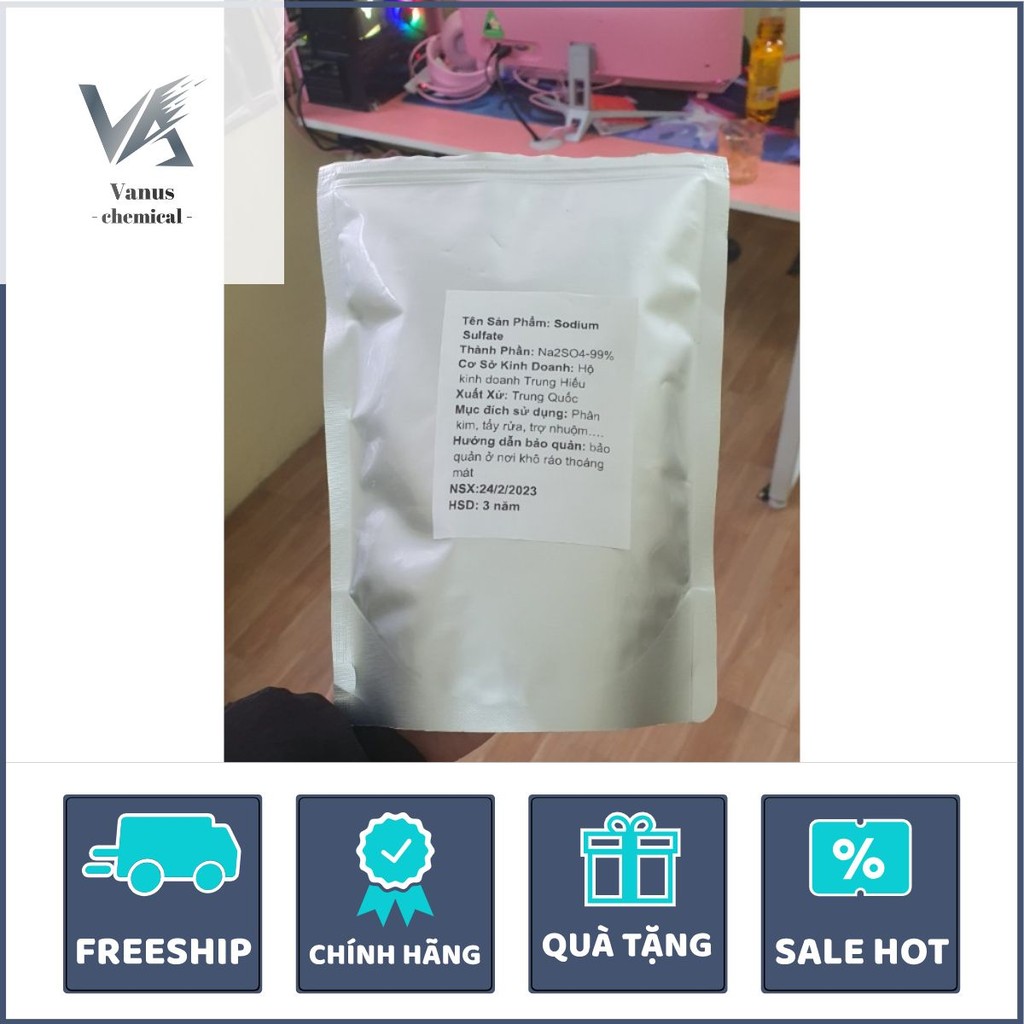 Na2SO4 - Sulphate-Natri Sunfat-Sodium Sulphate 99%- GÓI NHỎ 1KG ...
