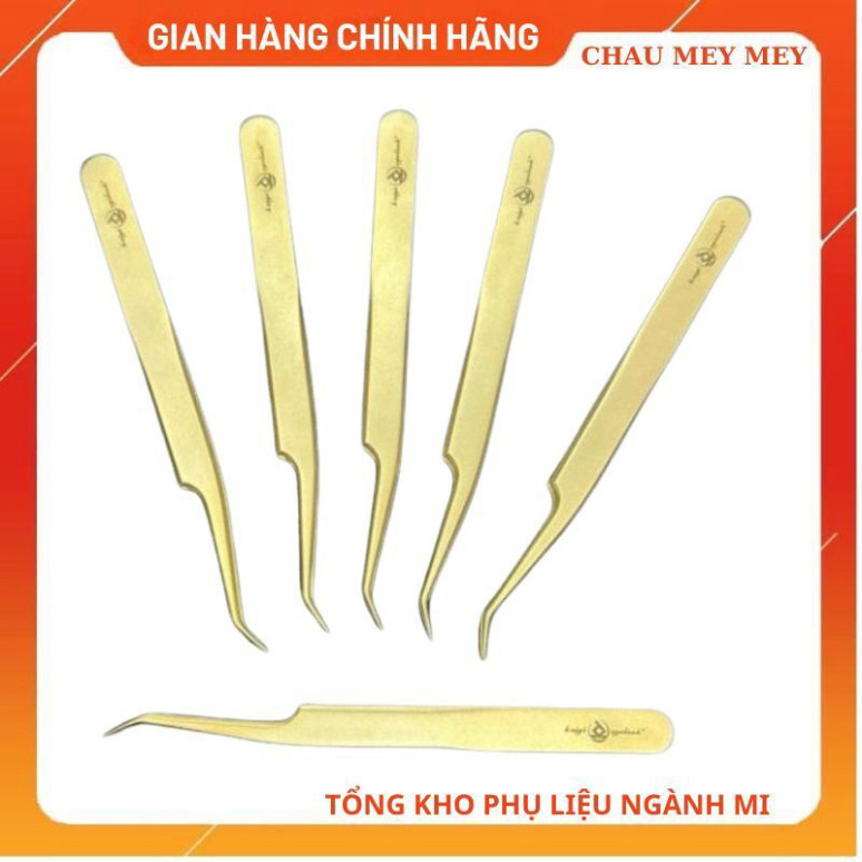 nhíp L45 Kaiyi -gắp chập sợi-gắp nối mi thiết kế-mũi nhám (DỤNG CỤ NỐI ...