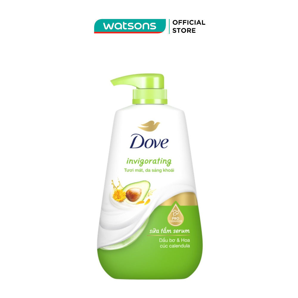 Sữa Tắm Serum Dove Dầu Bơ & Hoa Cúc Invigorating 500g | Shopee Việt Nam
