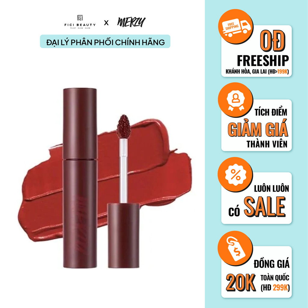 Son Kem Lì, Siêu Mịn Môi MERZY Bite The Beat Mellow Tint - M2 Janechili ...