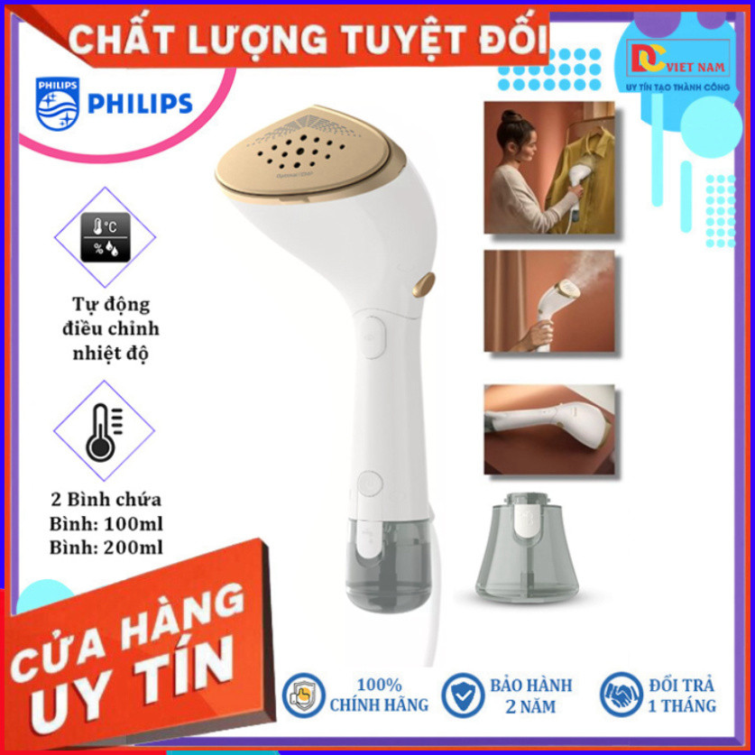 [CHÍNH HÃNG] Bàn ủi hơi nước cầm tay 2 trong 1 Philips STH7030/18 công ...