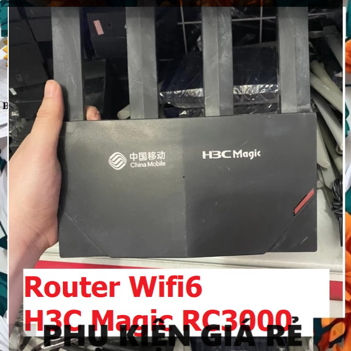 PHỤ KIỆN GIÁ RẺ Khám Phá Sức Mạnh của Bộ Phát Router Wifi6 H3C Magic RC3000 chuẩn AX3000 Mbps ...