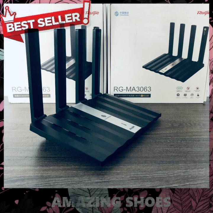 AMAZING SHOES Bộ Phát Router Wifi6 Ruijie RG-MA3063 RG-MA3062 chuẩn ...