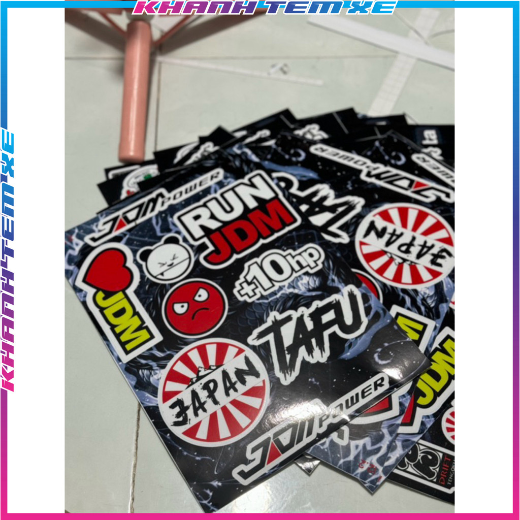 Tem Dán Sticker Tem mini Nhãn Dán Decal TAFU Dán Xe Máy Xe Điện Dán ...