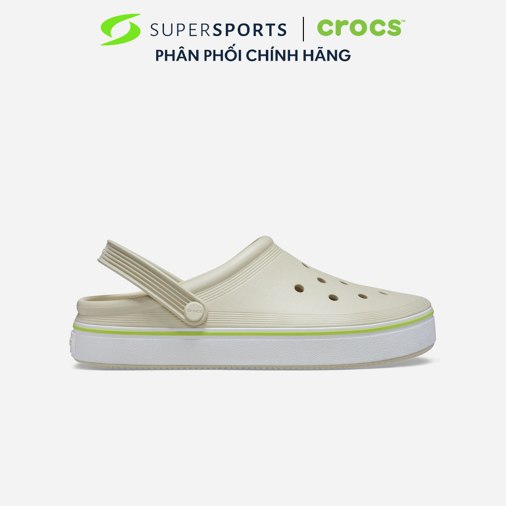 Giày Clog Unisex Crocs Off Court - Be - 208371-2Y2 LS1501 | Shopee Việt Nam