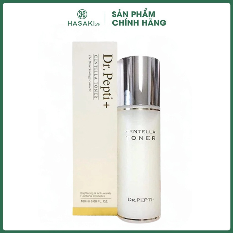 [MẪU MỚI] Nước Hoa Hồng Dưỡng Da Căng Bóng Dr.Pepti Centella Toner Ex 180ml HASAKI | Shopee Việt Nam