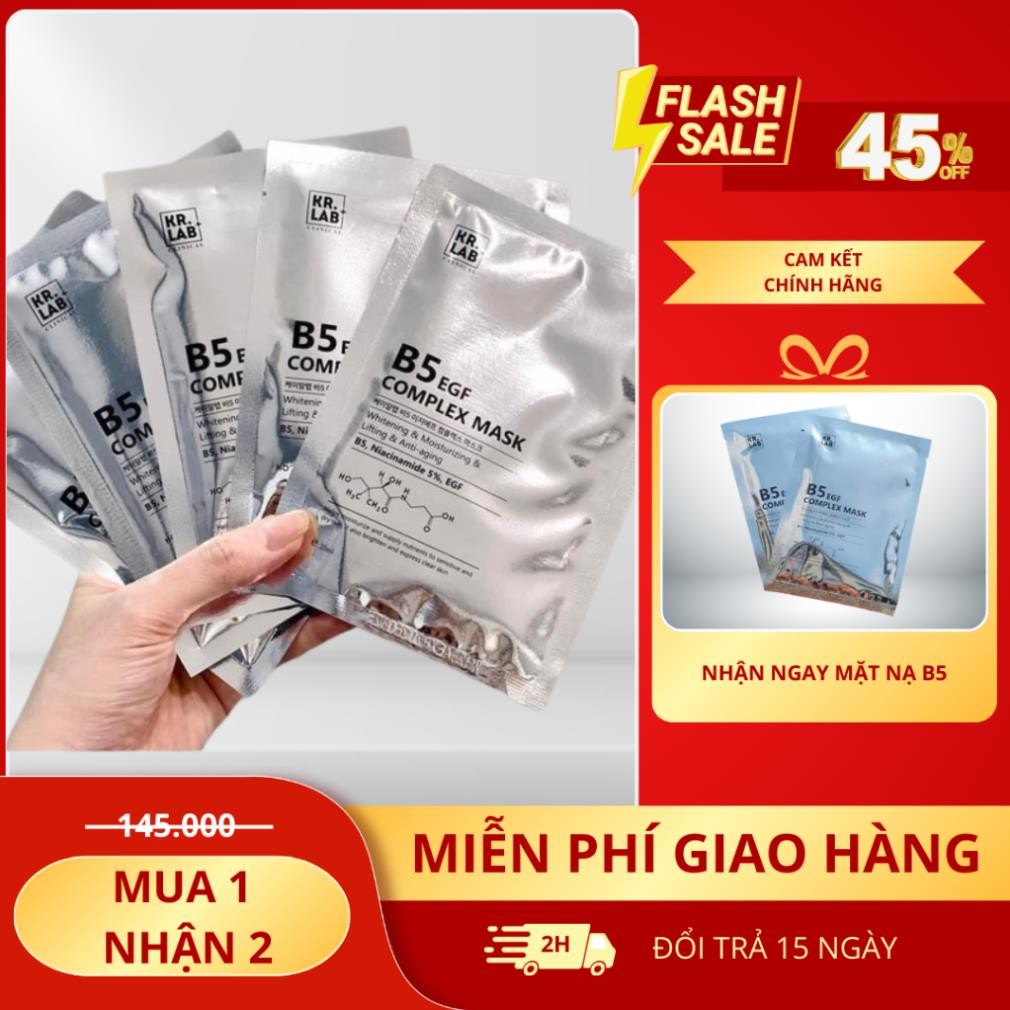 Mặt Nạ Mask B5 Kr.lab B5 Niacinamide EGF Complex Mask Giúp Cấp Ẩm Dưỡng ...