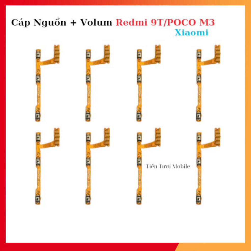 Cáp Nguon+Volum xiaomi , Redmi 9T,POCO M3, dùng chung ,TV198 | Shopee ...