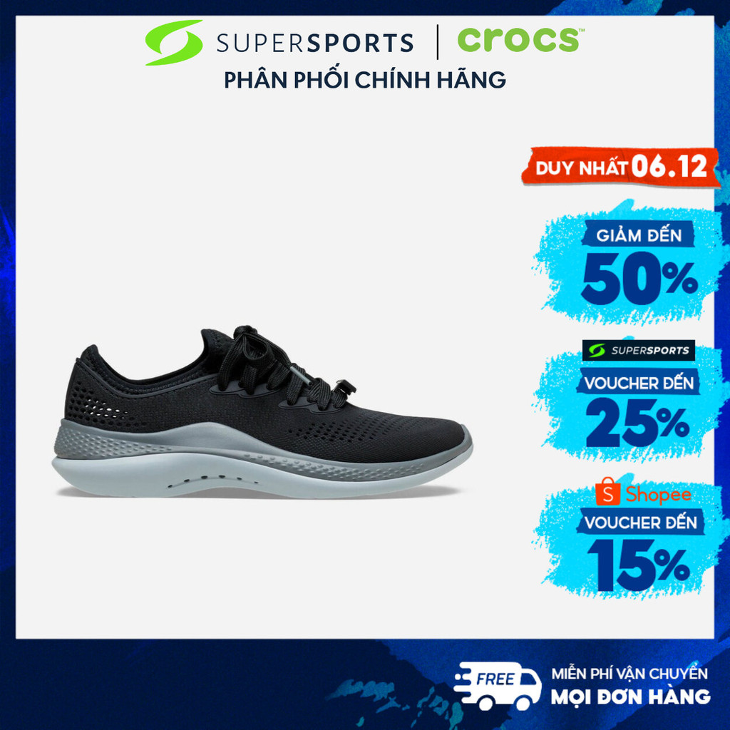 Giày sneaker nữ Crocs Pacer Literide 360 - 206705-0DD LS1111 | Shopee ...