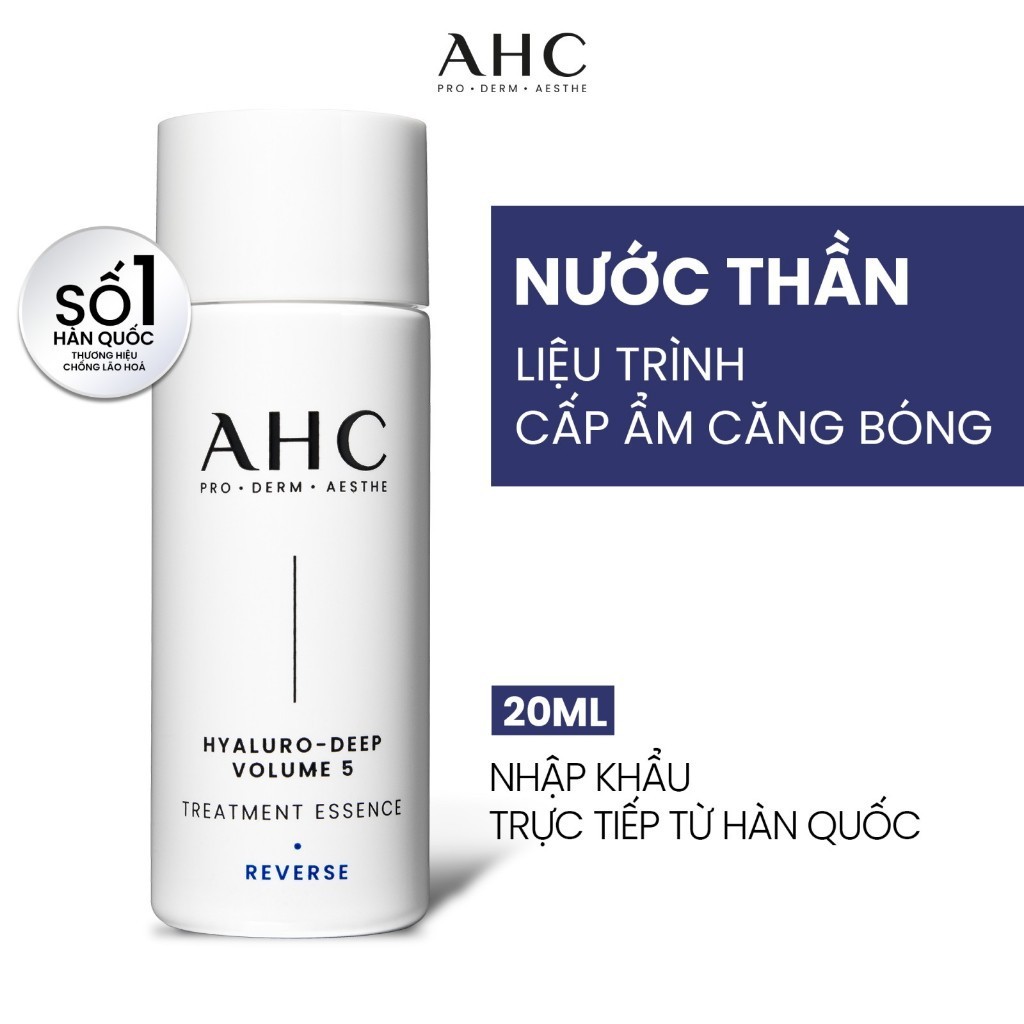 [HB GIFT] Nước thần cấp ẩm sâu căng bóng AHC HYALURO-DEEP VOLUME 5 20ML | Shopee Việt Nam