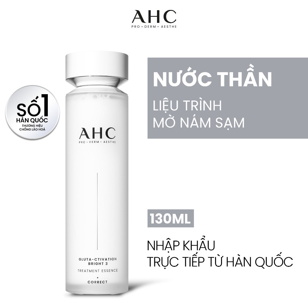 [HB GIFT] Nước thần mờ nám sáng da AHC GLUTA-CTIVATION BRIGHT 3 130ML | Shopee Việt Nam