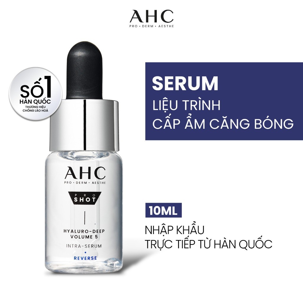 [Quà tặng] Tinh chất Serum cấp ẩm sâu căng bóng AHC PROSHOT HYALURO-DEEP VOLUME 5 10ML | Shopee ...