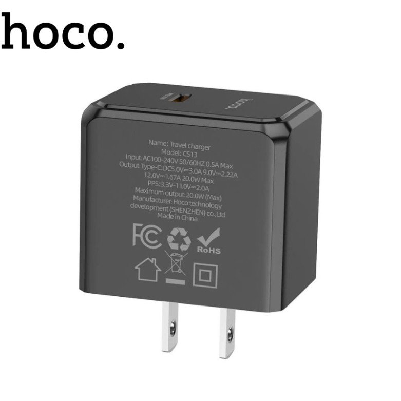 Củ sạc nhanh 20w CS13 Hoco, cóc sạc Type c xạc nhanh không nóng máy an ...