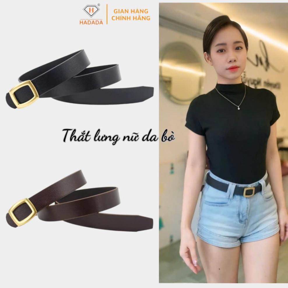 Thắt Lưng Nữ HADADA DV70, Da Bò Nguyên Miếng Cao Cấp, Được Thiết Kế ...