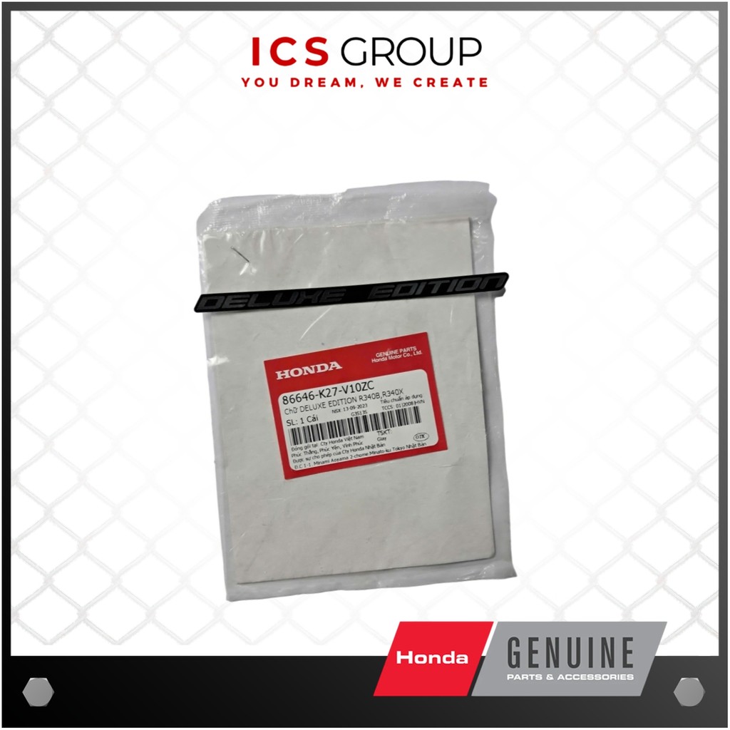 Chữ DELUXE EDITION R340B,R340X HONDA Air Blade 125 (86646-K27-V10ZC ...