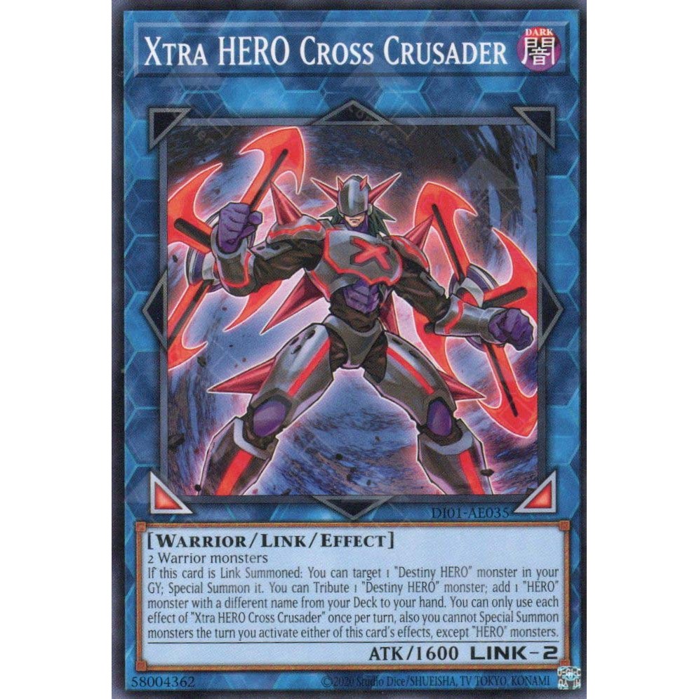 [ Bài Yugioh Chính Hãng ] DI01-AE035 Xtra HERO Cross Crusader - Common ...