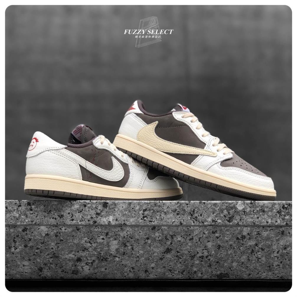 Giày Sneaker Cổ Thấp Jordan x Travis Scott Reverse Mocha Nâu Cà Phê ...