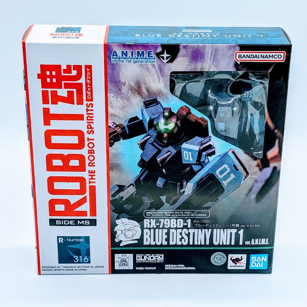 BANDAI ROBOT SPIRITS Gundam Side Story The Blue Destiny Blue Destiny ...