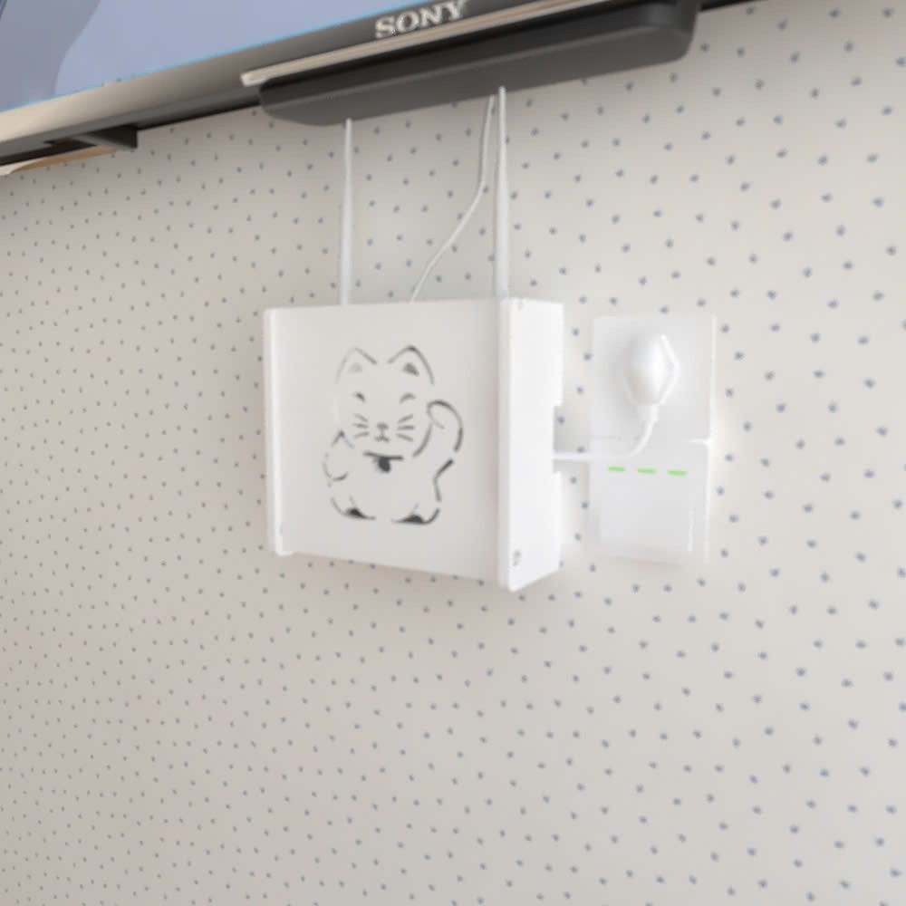 Kệ modem wifi treo tường Gỗ Nhựa (Vít Không cần khoan) | Shopee Việt Nam