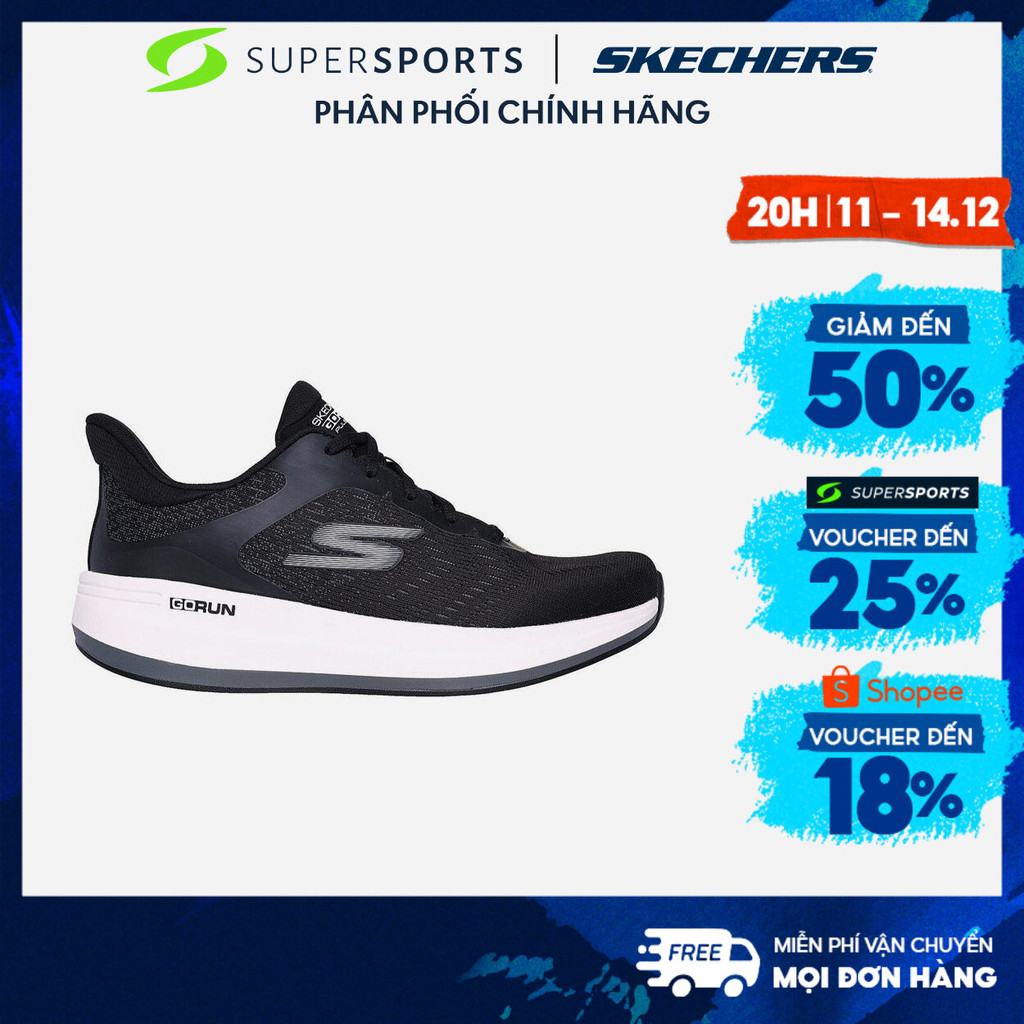 Giày chạy bộ nam Skechers Go Run Pulse 2.0 - 220541-BKW LS2811 | Shopee ...