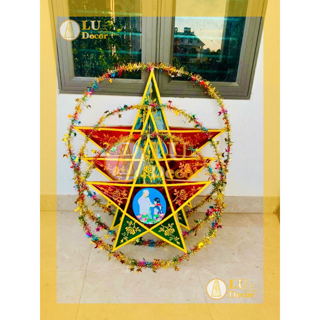 Đèn ông sao trang trí decor Trung Thu SIZE LỚN | LU Decor | Shopee Việt Nam