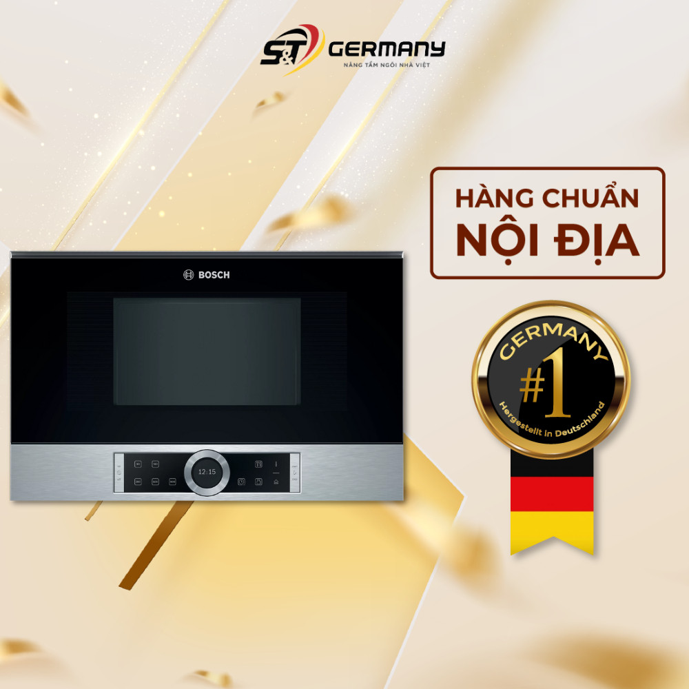 Lò vi sóng BOSCH BFL634GS1 nội địa Đức âm tủ, Lò vi sóng cao cấp an toàn GermanySnT 580019 ...
