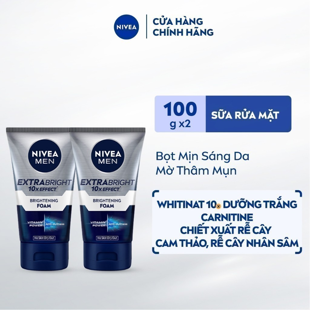 [Livestream] Bộ 2 Sữa Rửa Mặt NIVEA MEN Bọt Mịn Giúp Sáng Da | Mờ Thâm ...