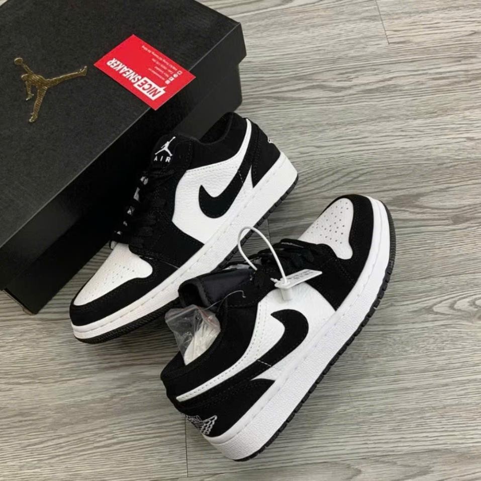 Giày_JD 1 Low Panda, Giày JD Cổ Thấp Bản Chuẩn S.C Đủ Size Nam Nữ Từ 36 ...