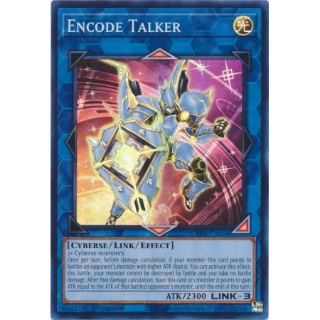 [ Bài Yugioh Chính Hãng ] Encode Talker - CRBR-EN058 - 1st Edition ...