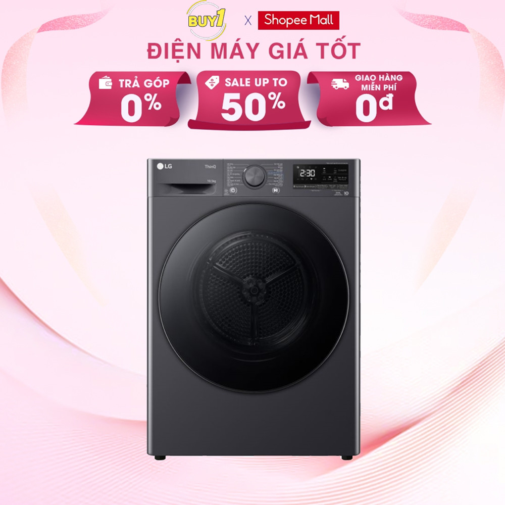 DVHP50M - Máy sấy quần áo Bơm Nhiệt LG Inverter 10.5 kg DVHP50M - Hàng chính hãng | Shopee Việt Nam