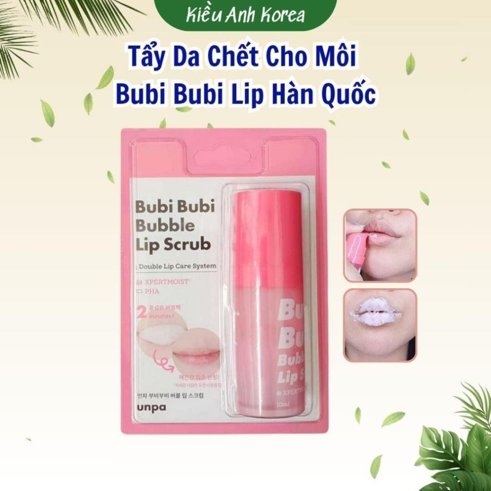 (CHÍNH HÃNG) Tẩy Tế Bào Chết Sủi Bọt Cho Môi Unpa Bubi Bubi Bubble Lip ...
