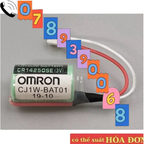 Pin Omron CJ1W-BAT01 CP1W-BAT01 CR14250SE-R 3V | Shopee Việt Nam